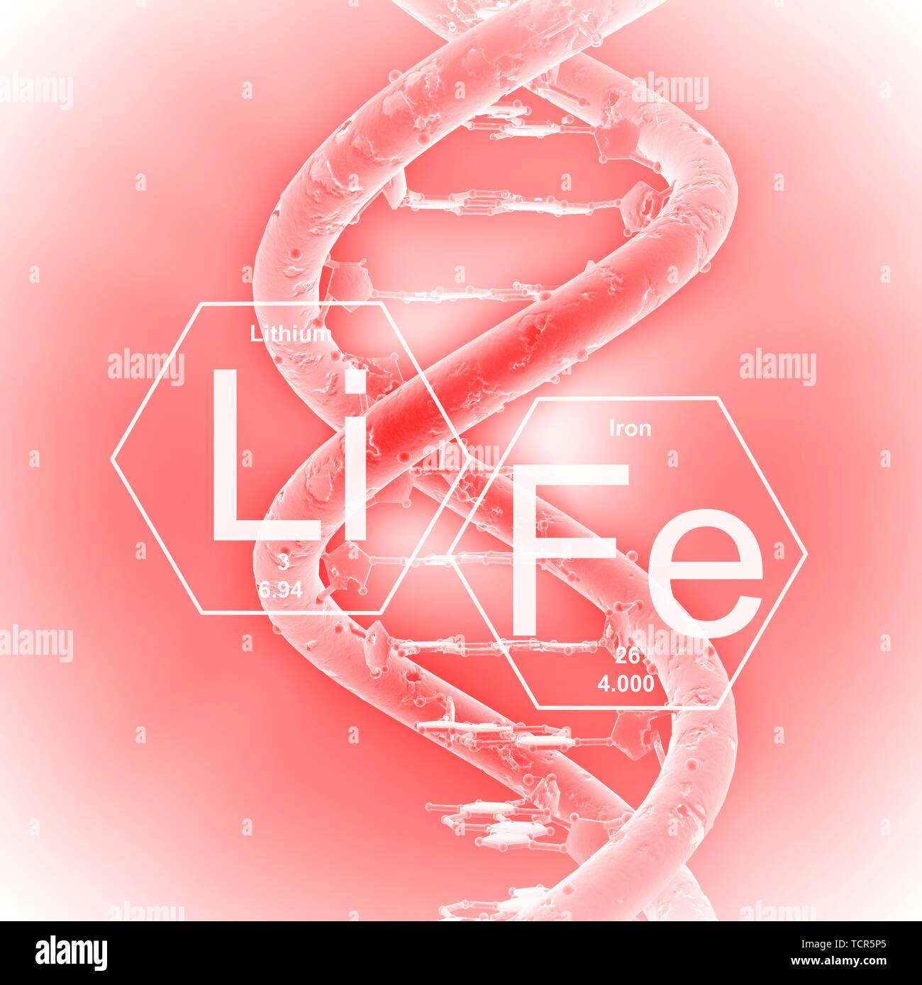 DNA and life, illustration Stock Photo - Alamy