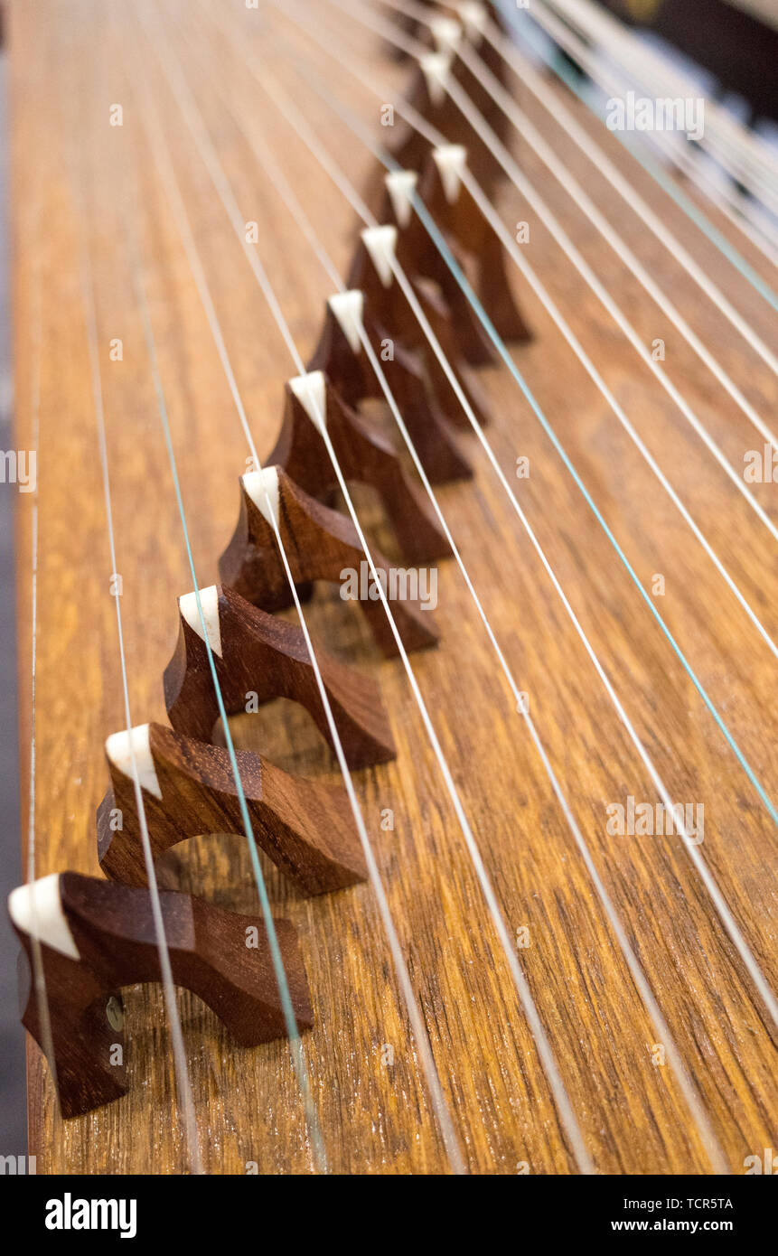 Guzheng strings hi-res stock photography and images - Alamy