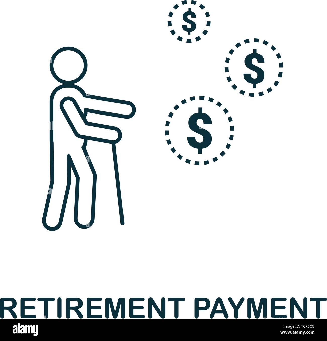 Retirement pensions Stock Vector Images - Alamy