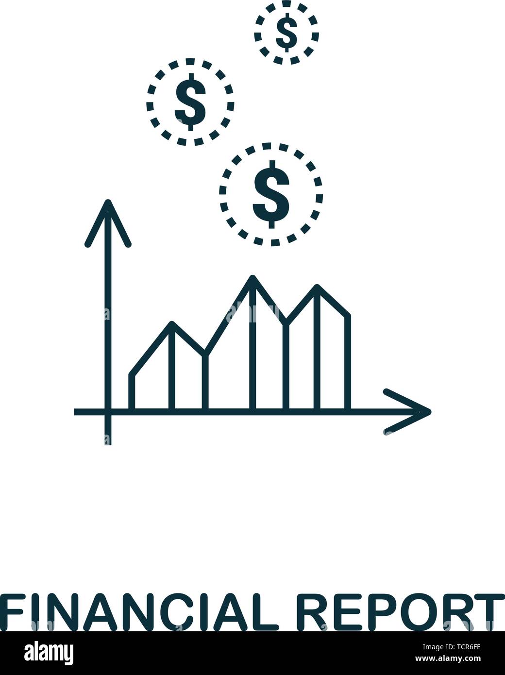 Financial Report Icons
