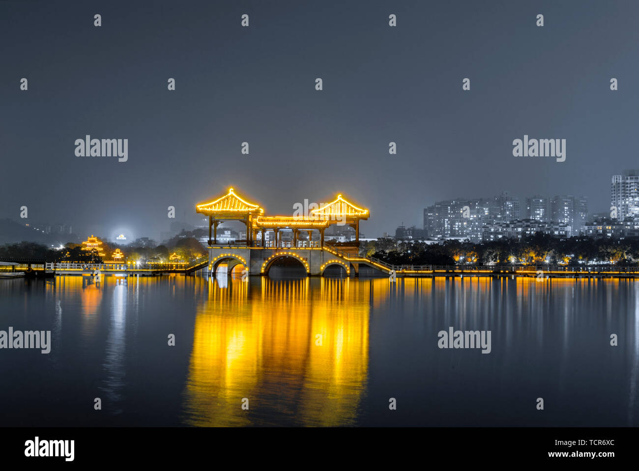 Jiuqu bridge bridge bridge west lake su scenic spots monuments hi-res ...