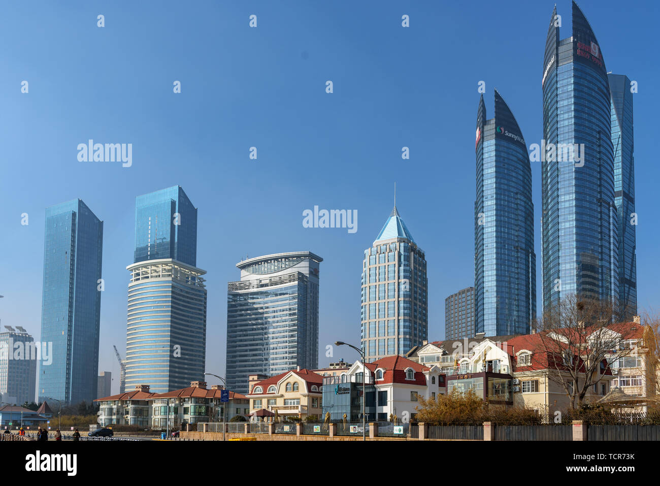 Qingdao city scenery Stock Photo - Alamy
