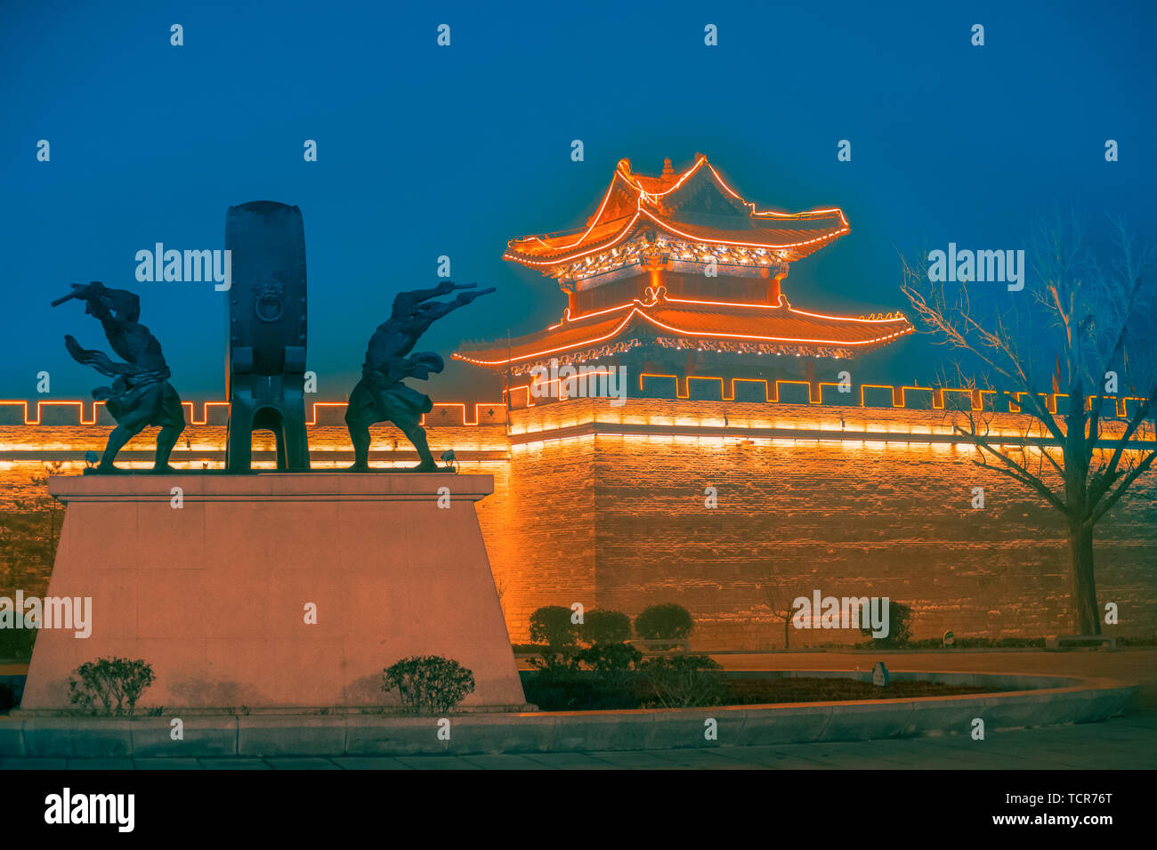 Ancient City, Junxian County, Hebi City, Henan Province Stock Photo - Alamy