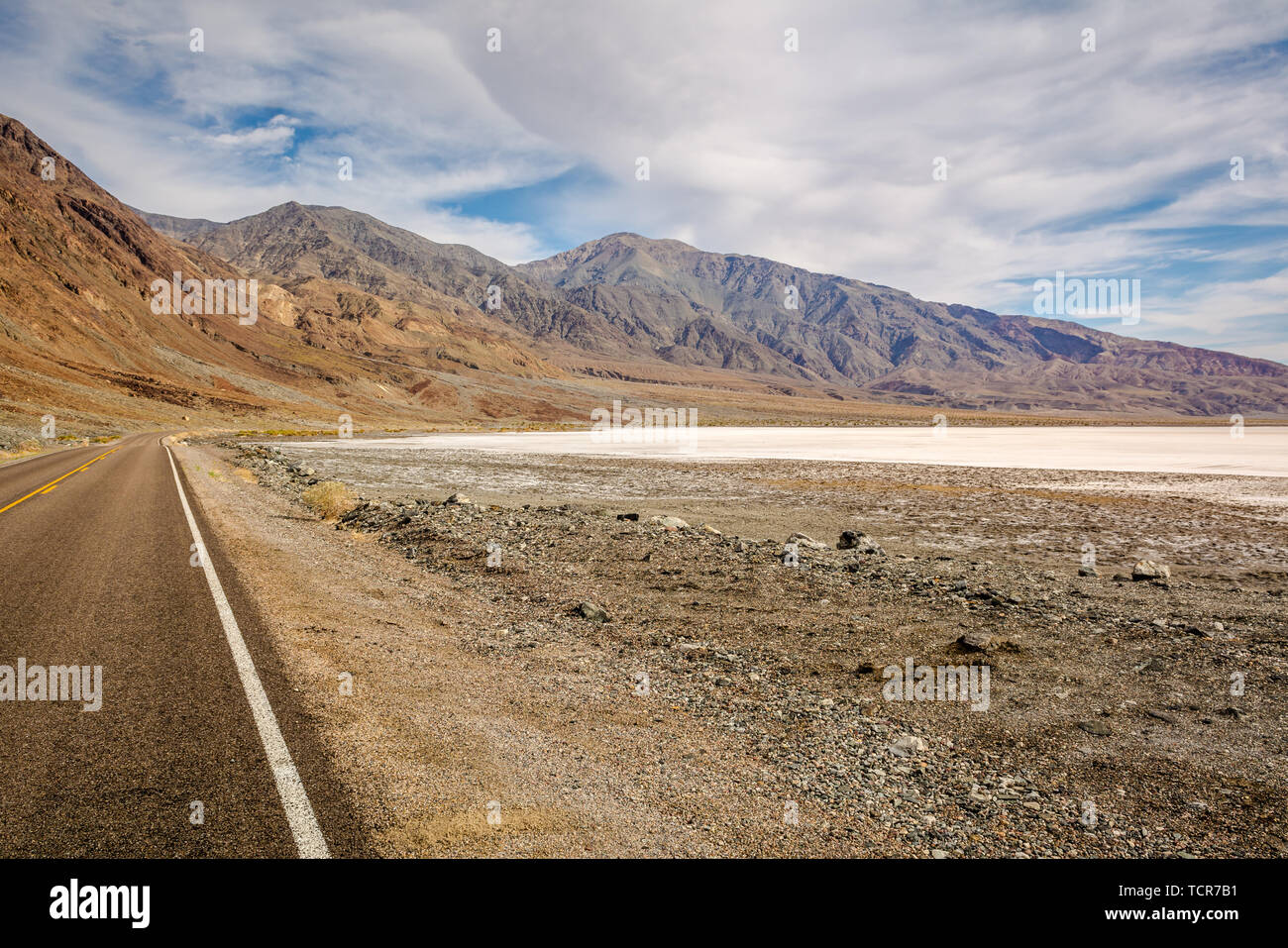 Desert landscape of Death Valley National Park, California USA Stock ...