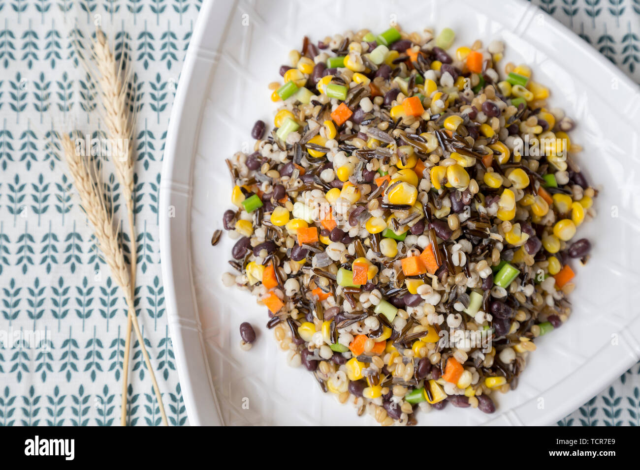 Chinese cuisine, grain and grain Stock Photo - Alamy