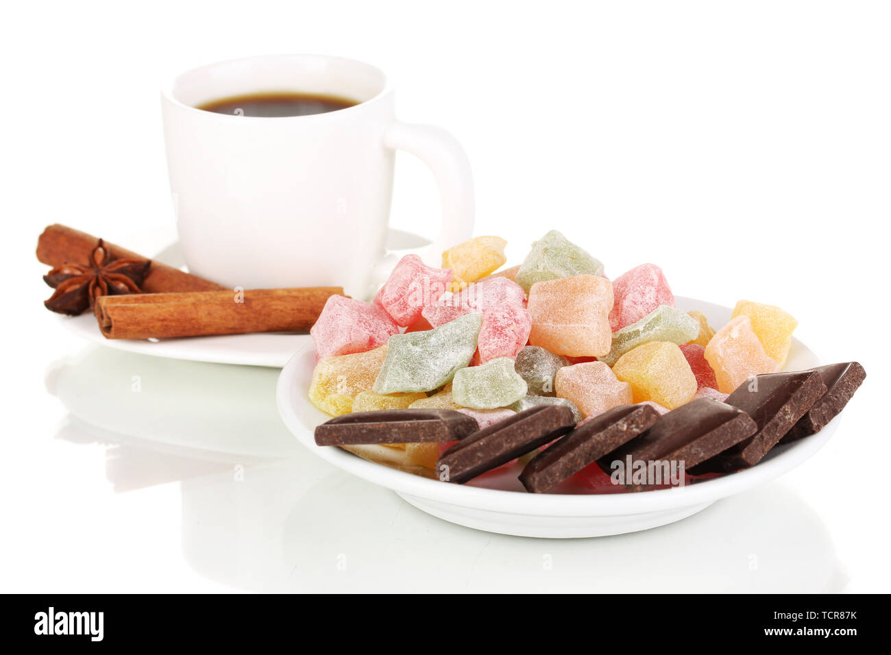 Turkish delight isolated chocolate hi-res stock photography and images ...