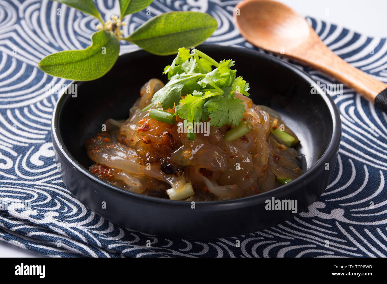 Delicious jellyfish skin Stock Photo - Alamy