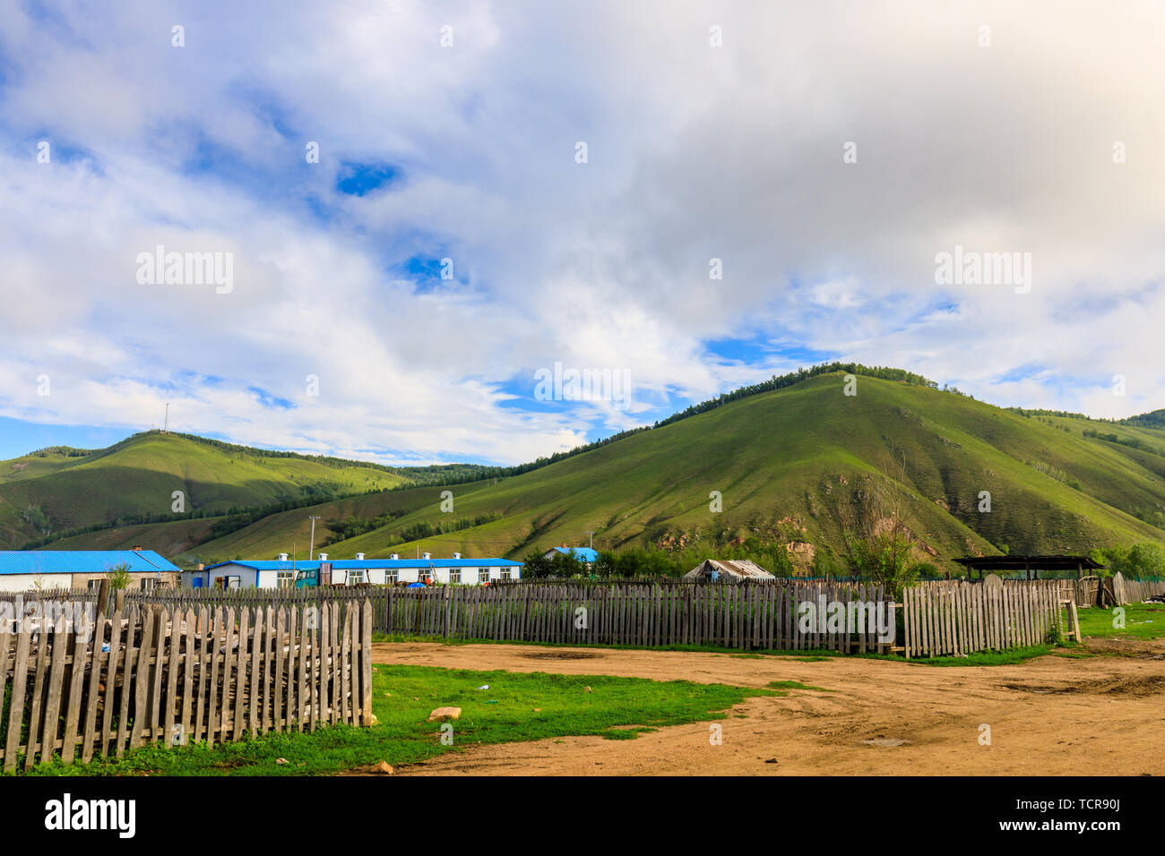 Russian Ethnic Township, Siwei, Inner Mongolia Stock Photo - Alamy
