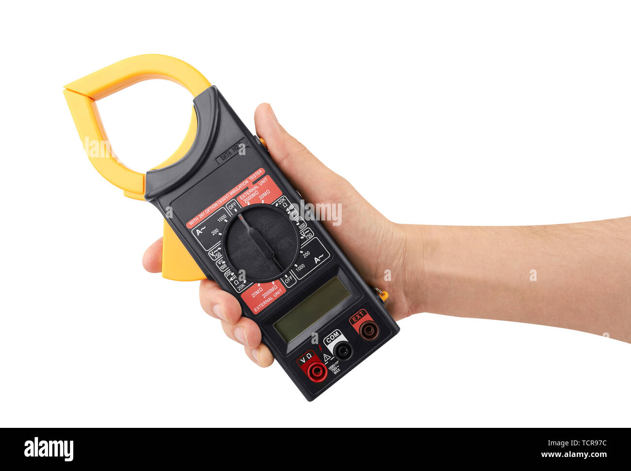 Voltmeter in digital multimeter hi-res stock photography and images - Alamy