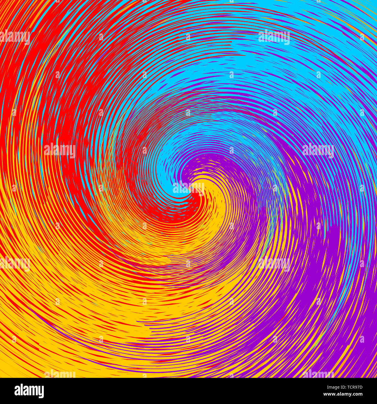 Color line composition distorted vortex abstract background Stock Photo ...