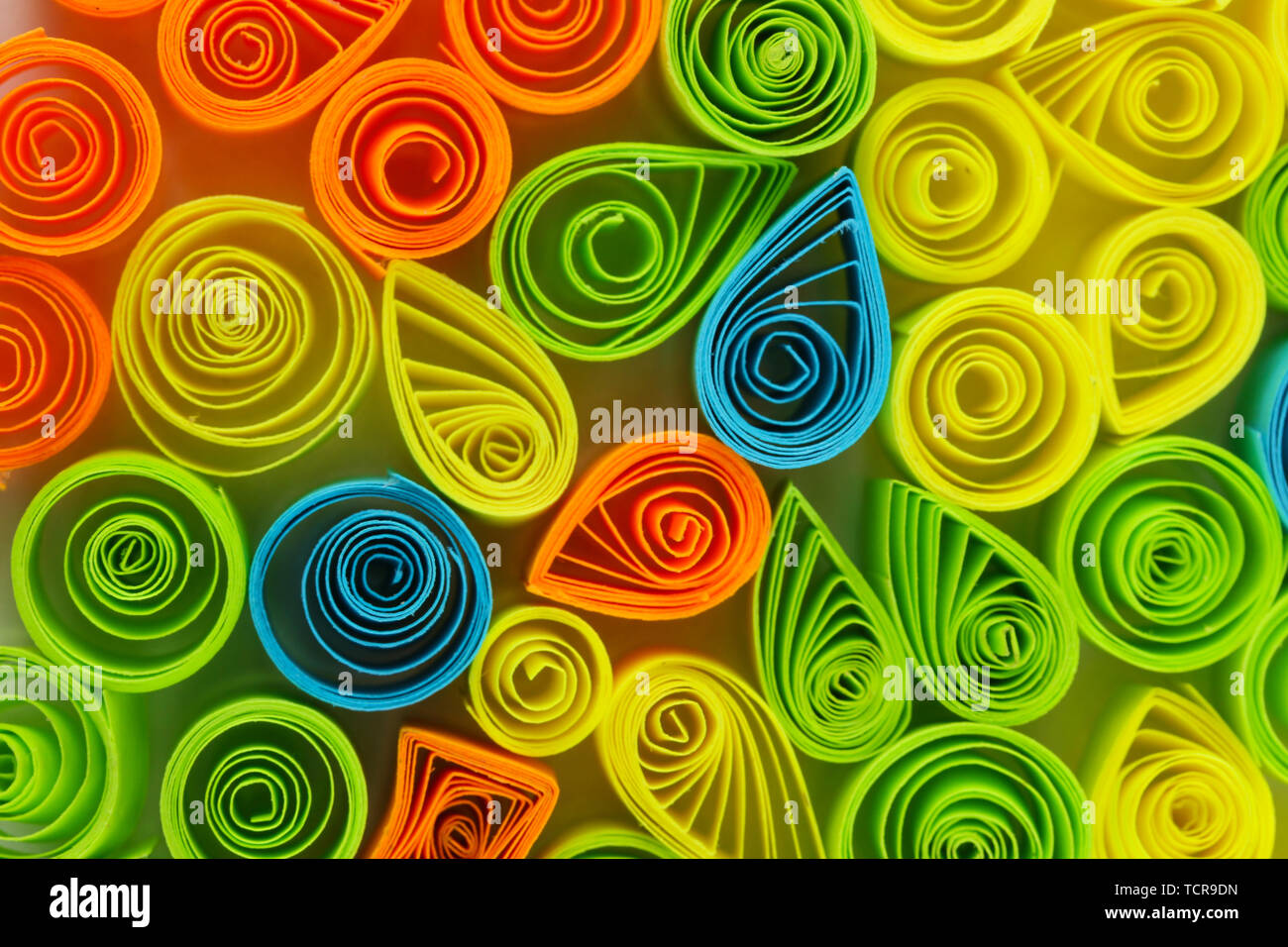 Hands quilling hi-res stock photography and images - Alamy