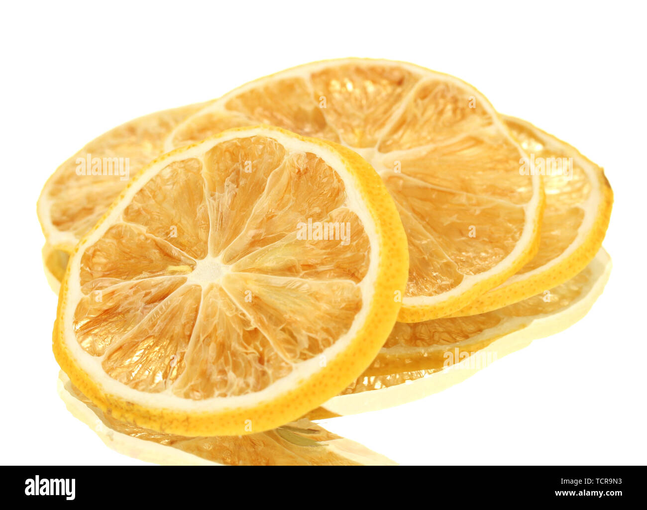 dried lemons isolated on white Stock Photo - Alamy