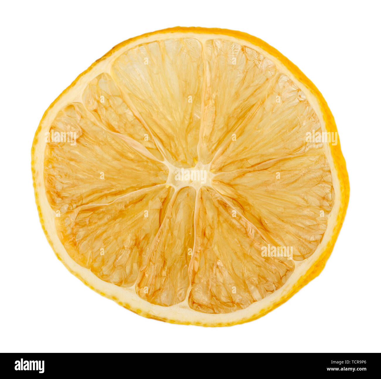 dried lemons isolated on white Stock Photo - Alamy