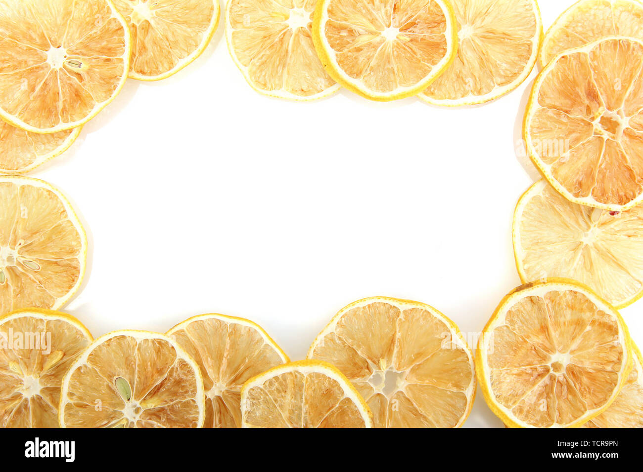 dried lemons isolated on white Stock Photo - Alamy