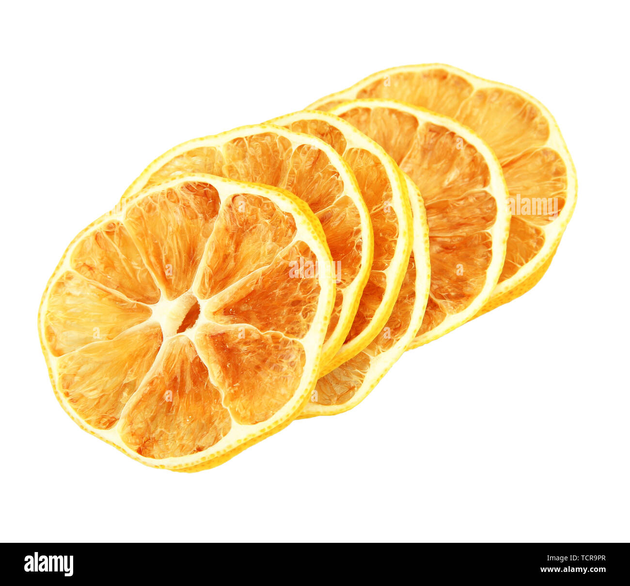 dried lemons isolated on white Stock Photo - Alamy