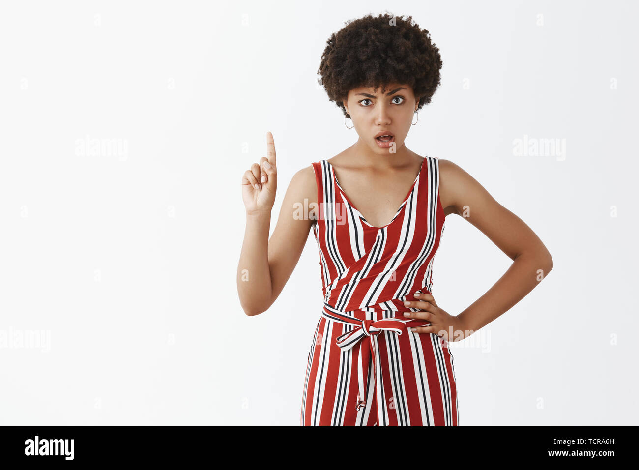 No I forbid you. Strict and bossy attractive female dark-skinned ...