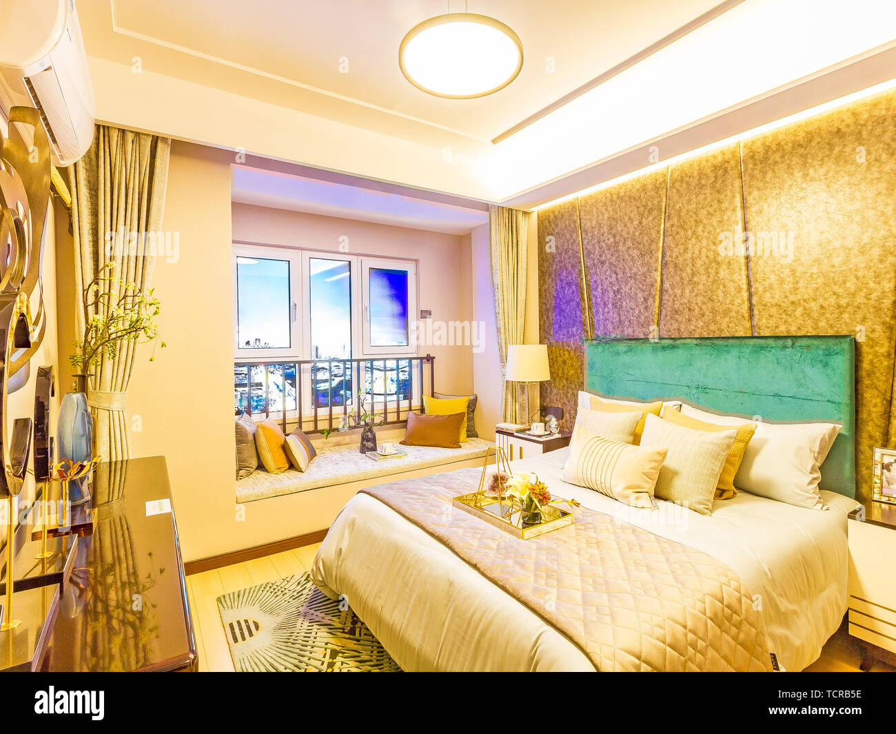 Bedroom, sleep, comfortable and comfortable rest environment, different ...