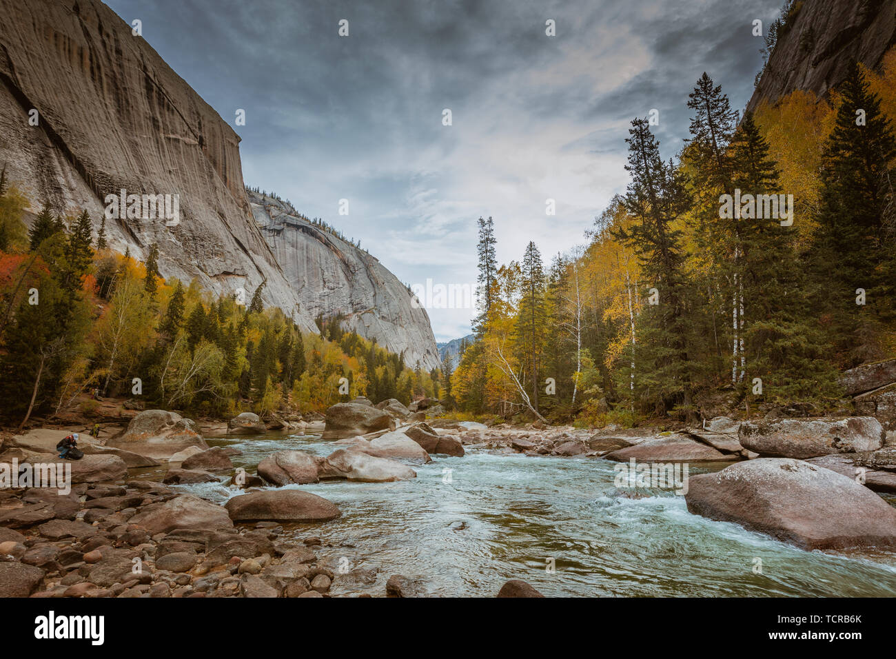 Autumn scenery of Kokoto Sea, Xinjiang Stock Photo - Alamy
