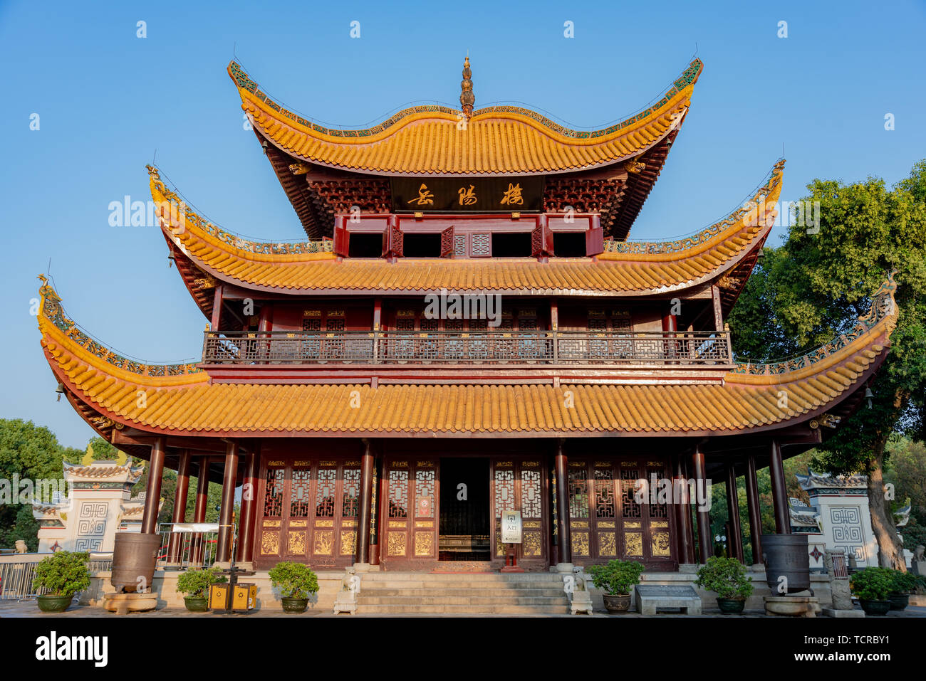 Four famous buildings in Jiangnan, Yueyanglou, Hunan Province Stock ...