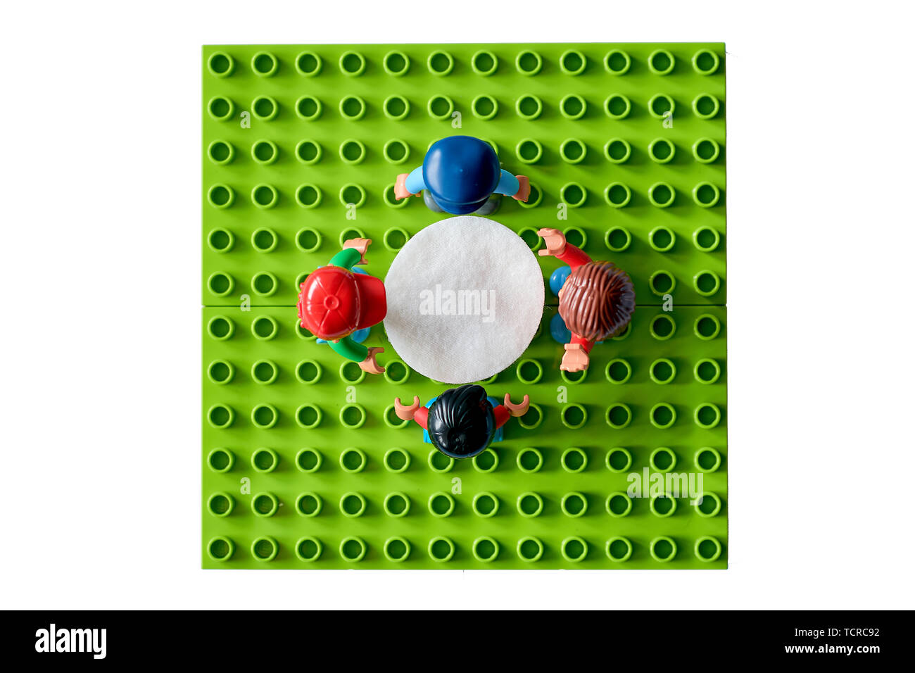 Conference table set Cut Out Stock Images & Pictures - Alamy