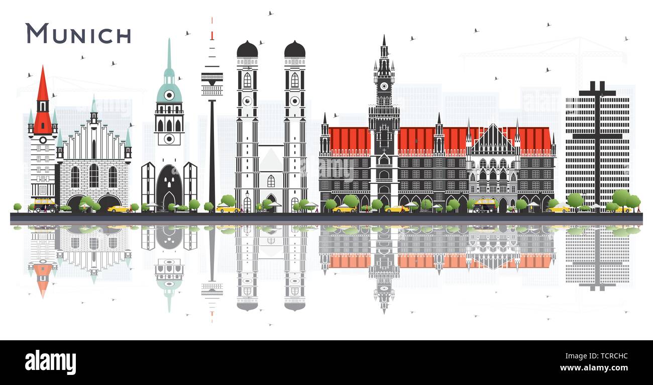 Munich taxi Stock Vector Images - Alamy