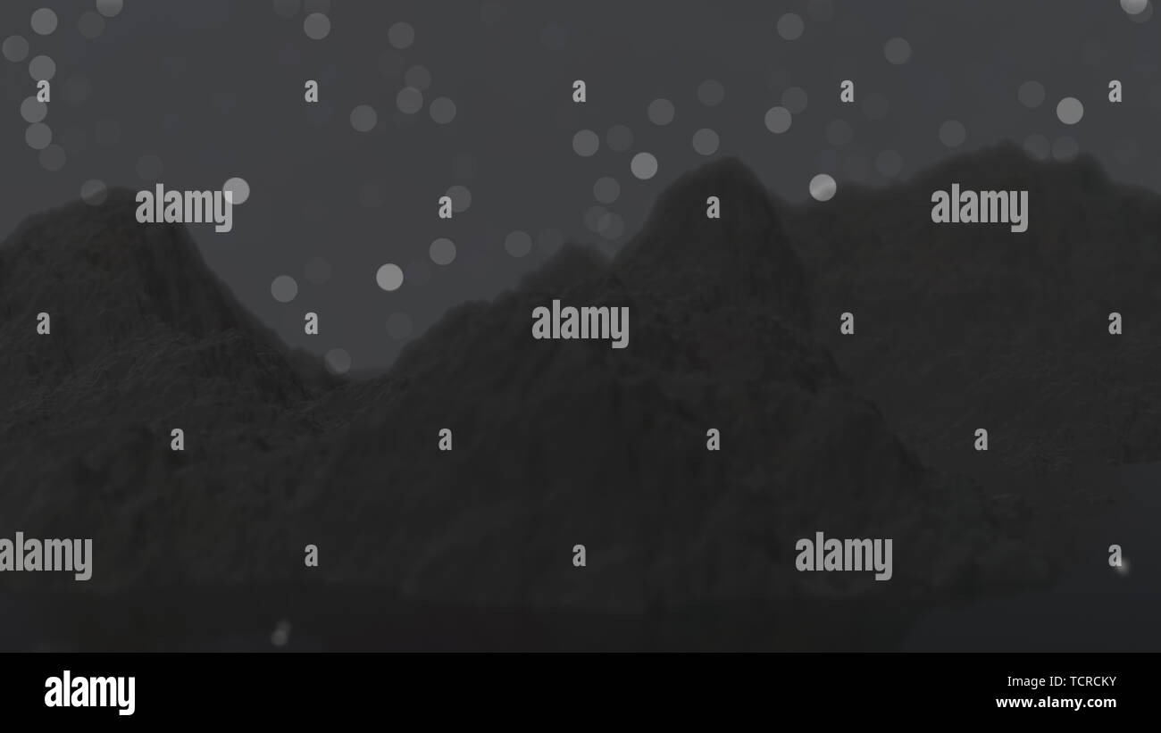 Night time nature landscape and stary sky Stock Photo - Alamy