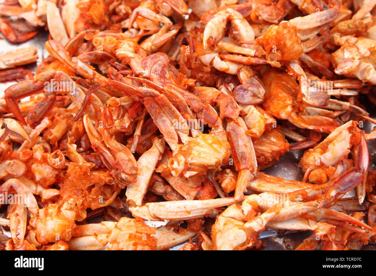 Spicy crab feet Stock Photo - Alamy