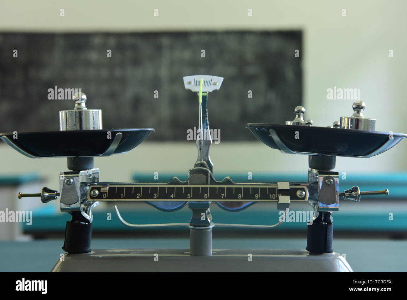 Balance teaching material Stock Photo - Alamy