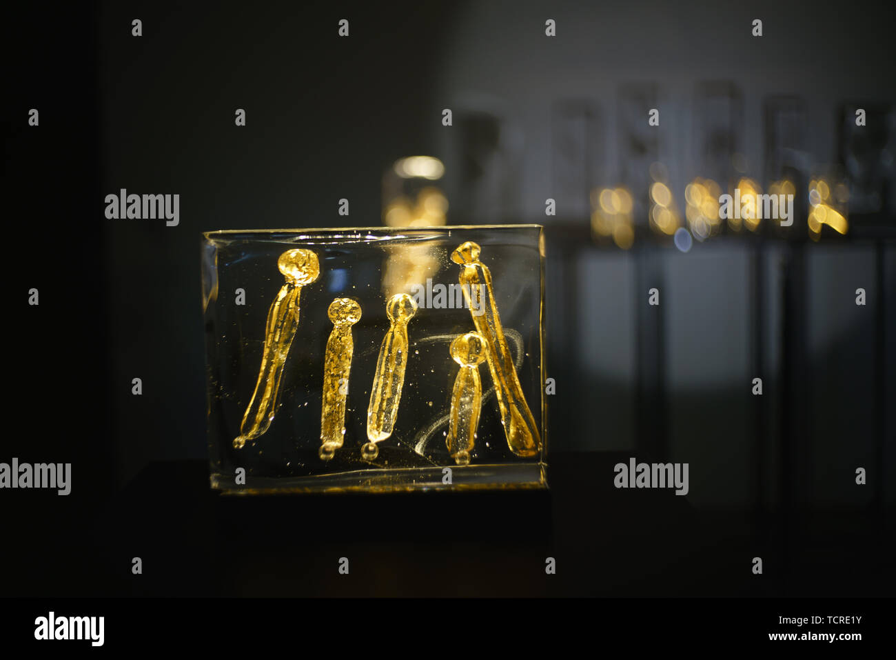 Crystal glass light and shadow Stock Photo - Alamy
