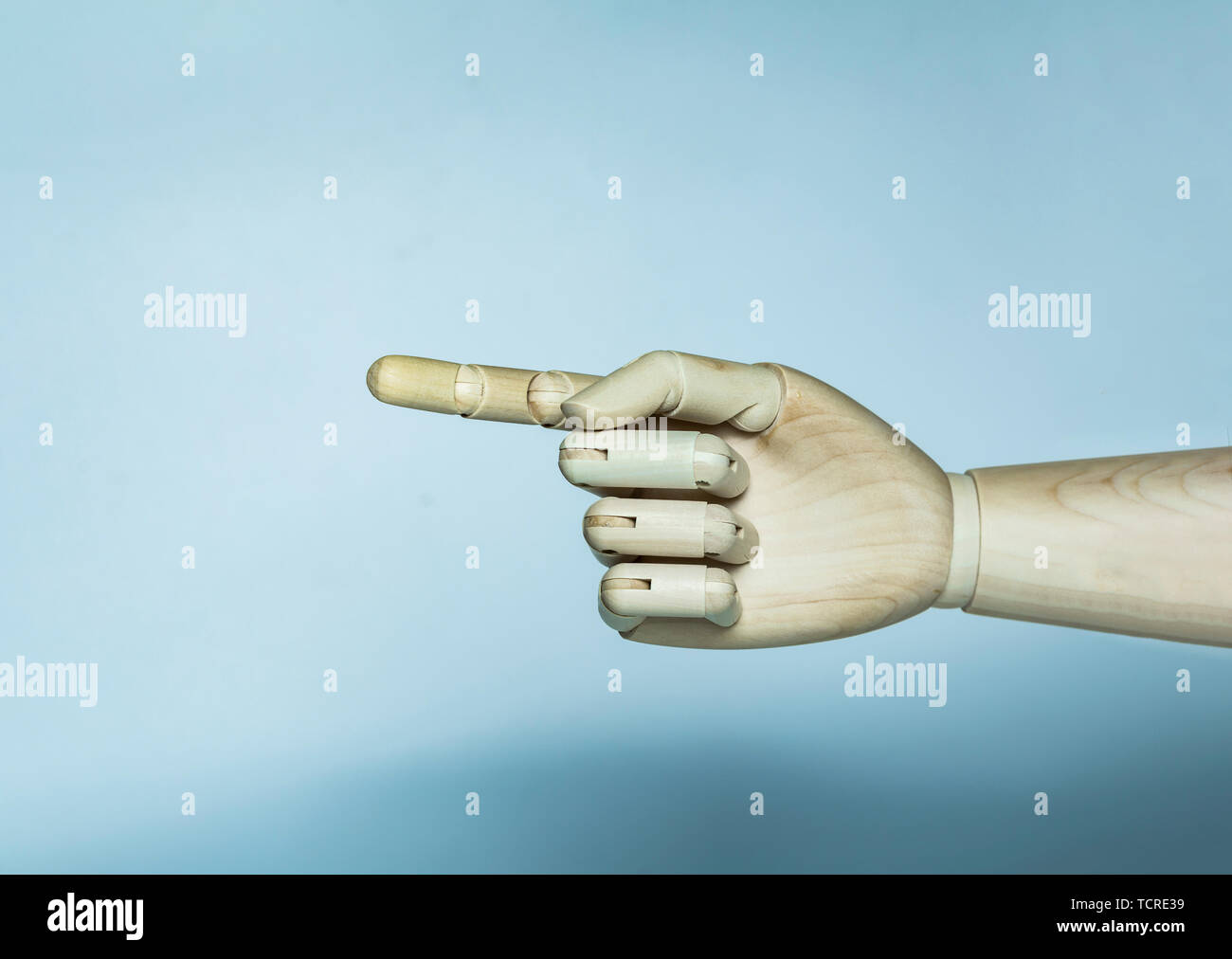 Artificial intelligence hand close-up Stock Photo - Alamy