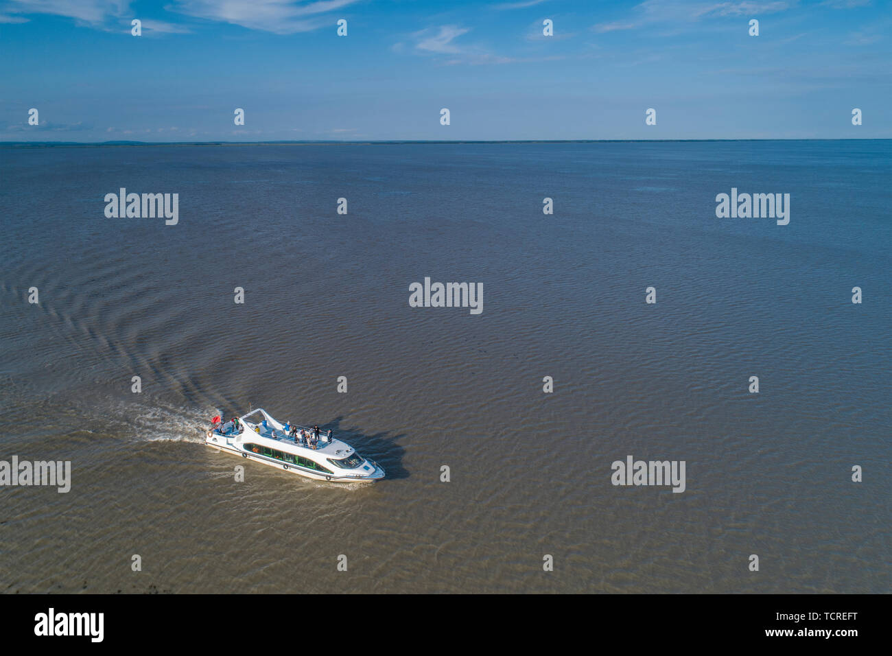 Autumn scenery of Xingkai Lake, China-Russia border lake Stock Photo ...