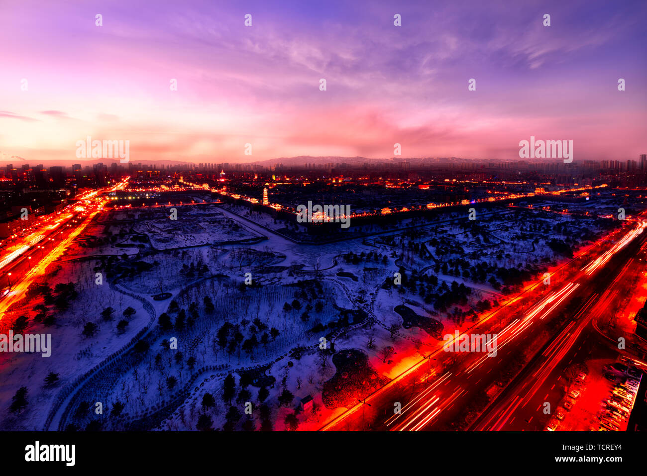 The ancient city of Datong Stock Photo - Alamy