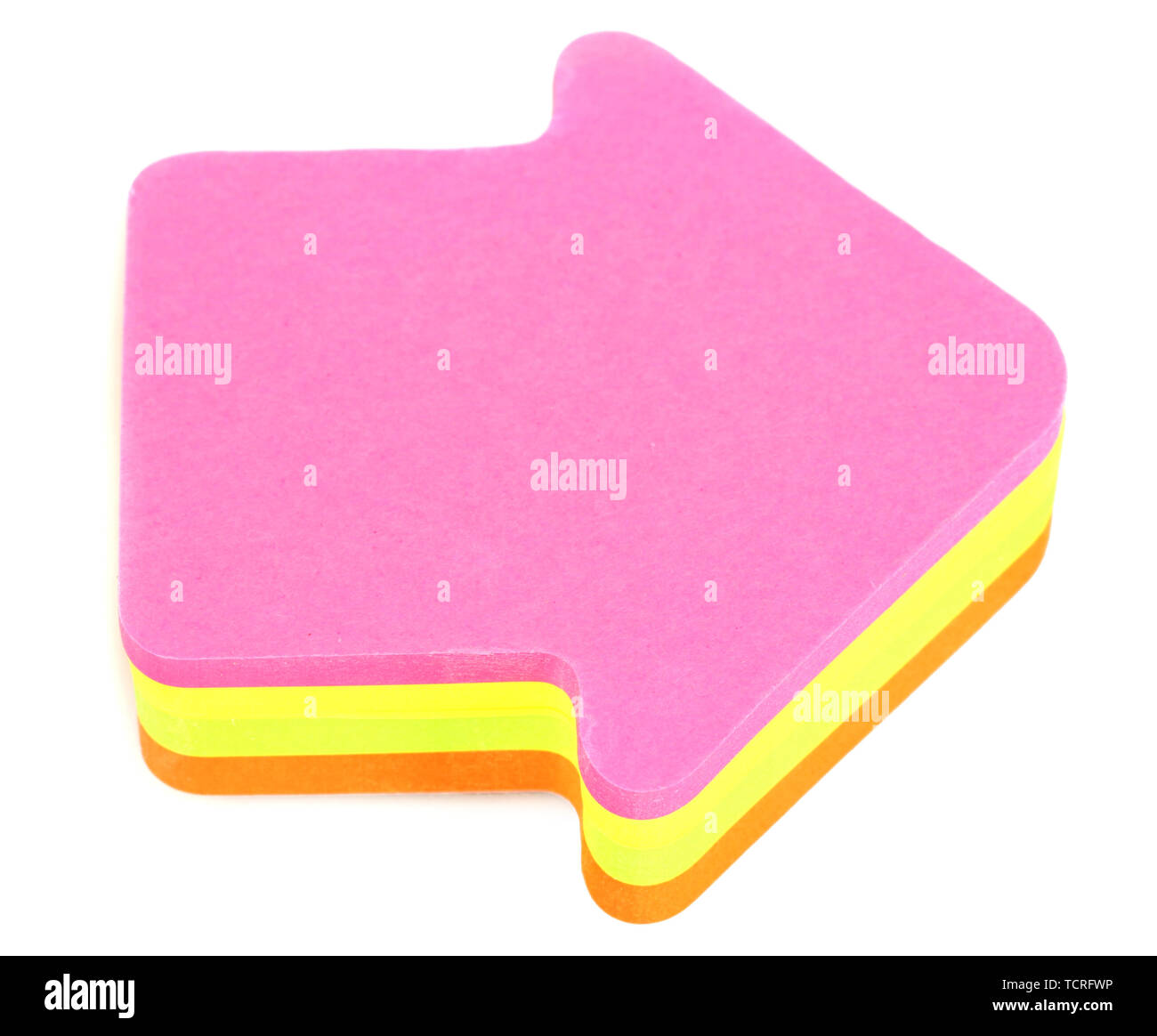 Stack of colorful Sticky Notes isolated on white Stock Photo - Alamy