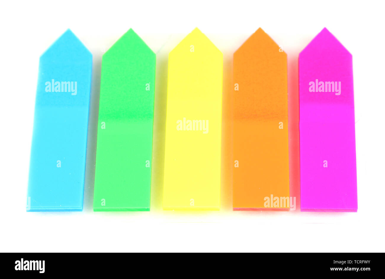 Stack of colorful Sticky Notes isolated on white Stock Photo - Alamy