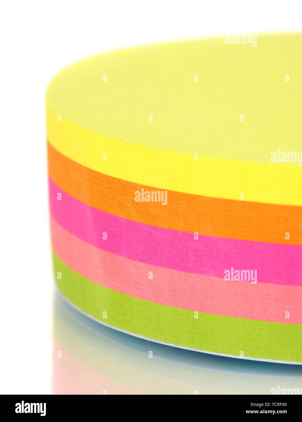 Stack of colorful Sticky Notes isolated on white Stock Photo - Alamy