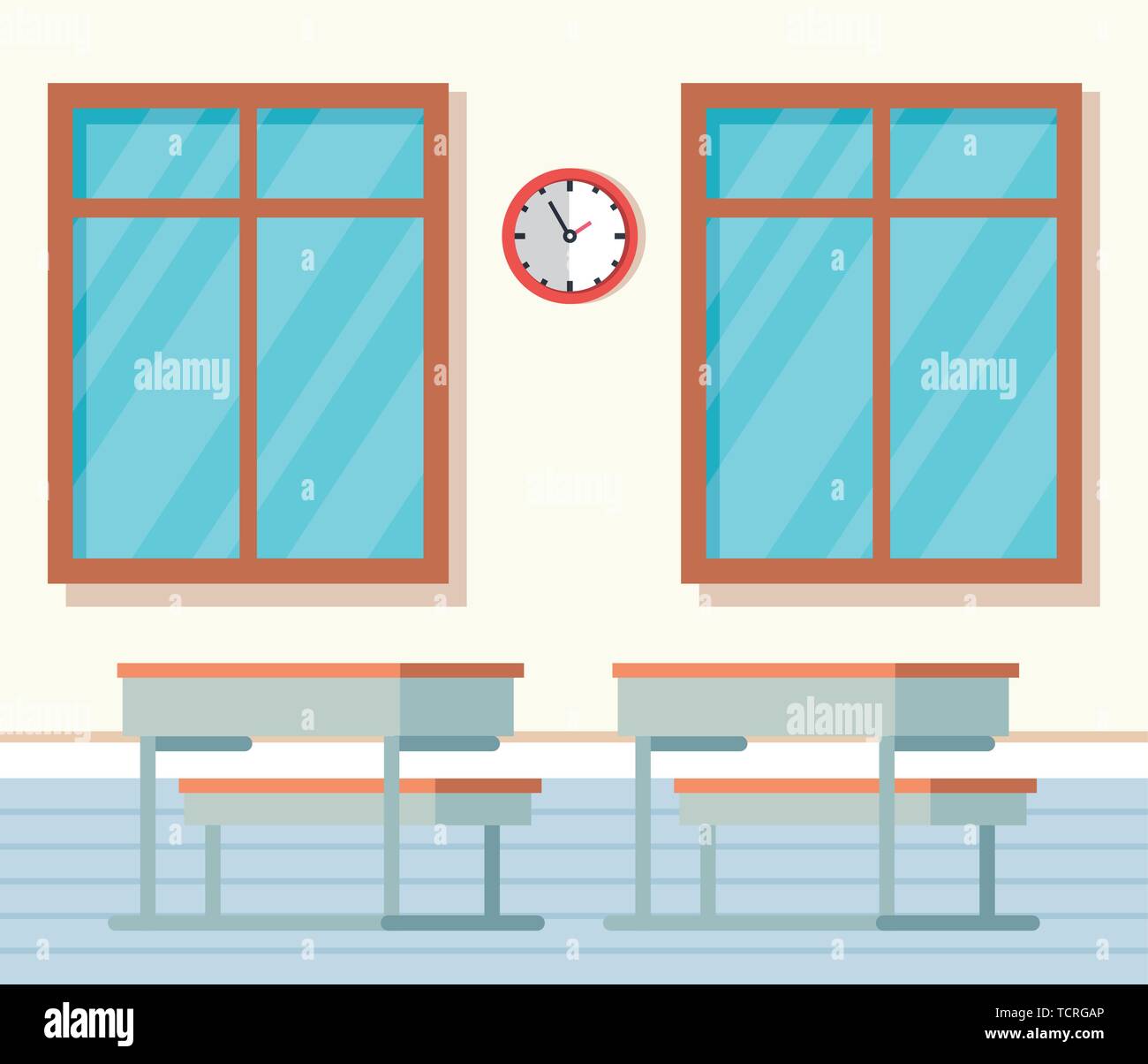 High school students classroom windows Stock Vector Images - Alamy