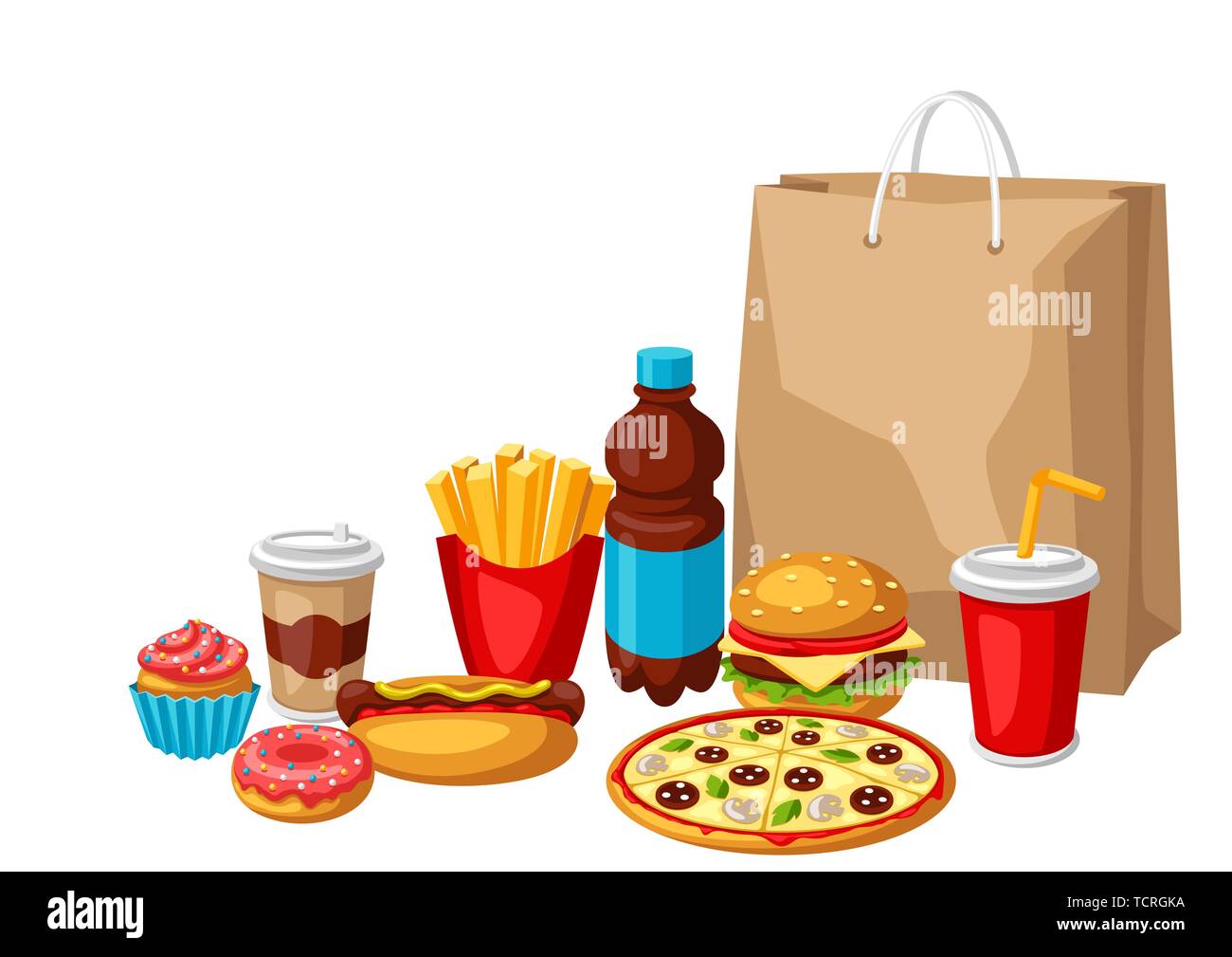 Food And Cocktails Clip Art