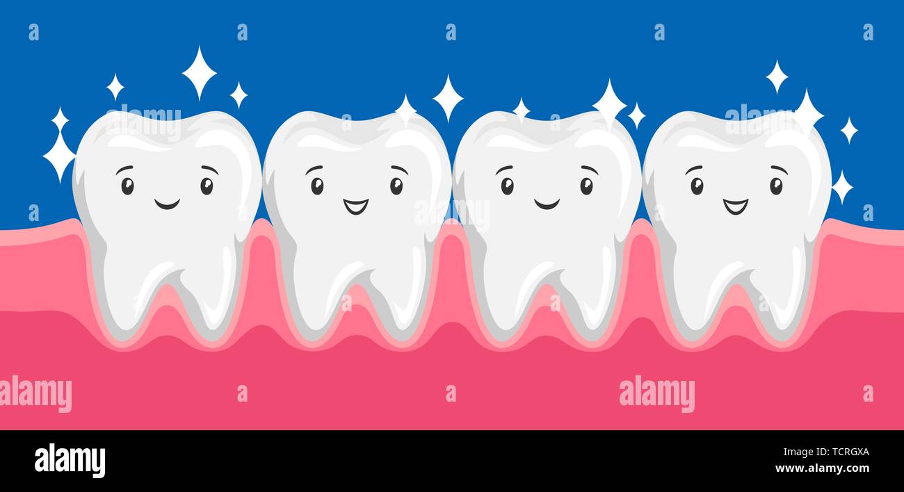 Smiling child healthy teeth Stock Vector Images - Alamy