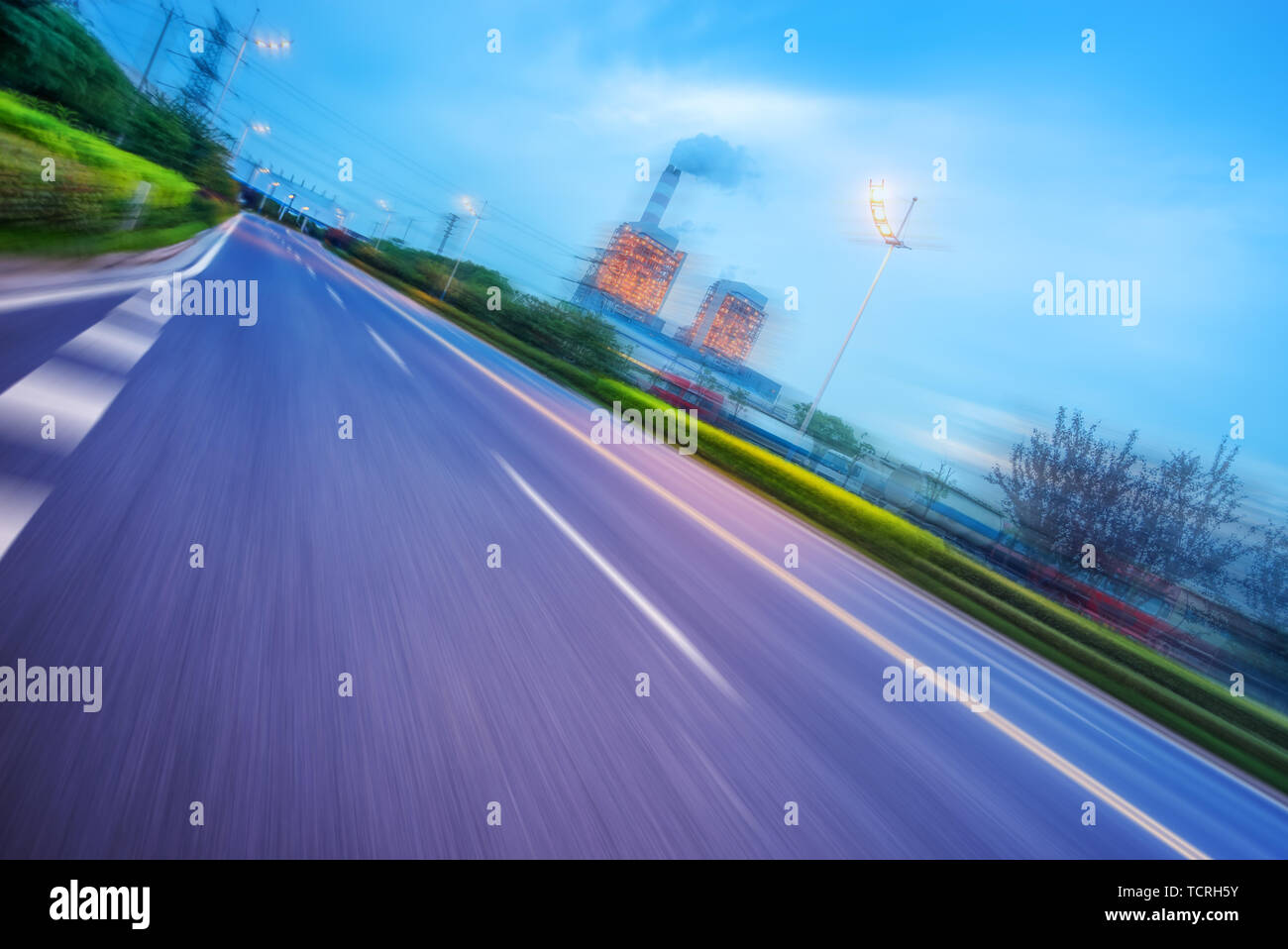 Interchange between roads and highways and transportation systems in ...