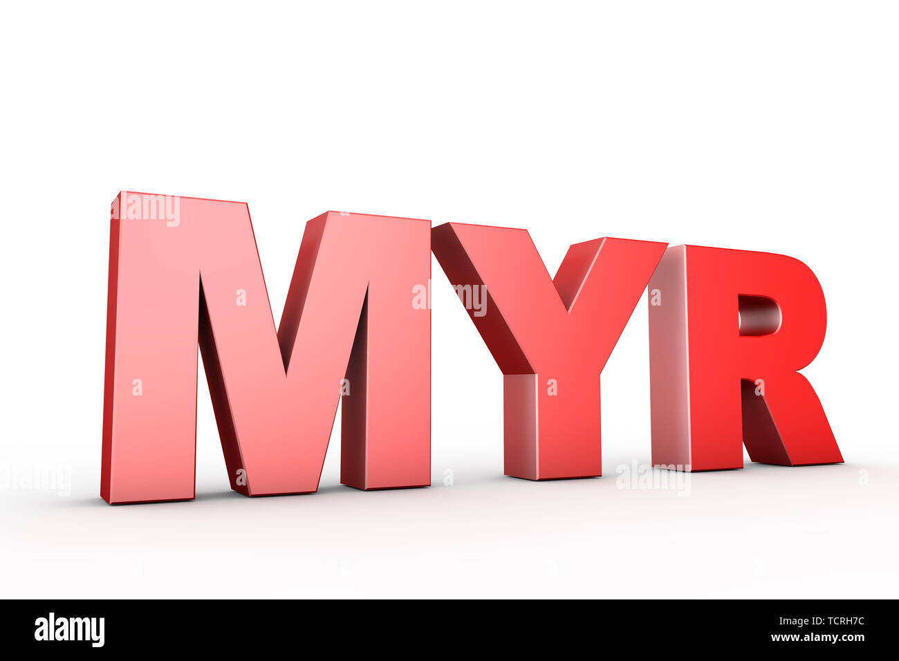 3d illustration sign myr Stock Photo - Alamy