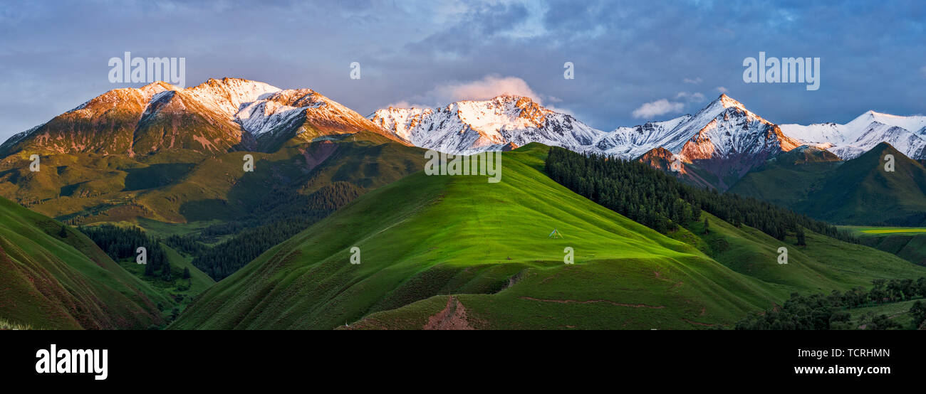 Photographed in Qilian County, Qinghai Province Stock Photo - Alamy
