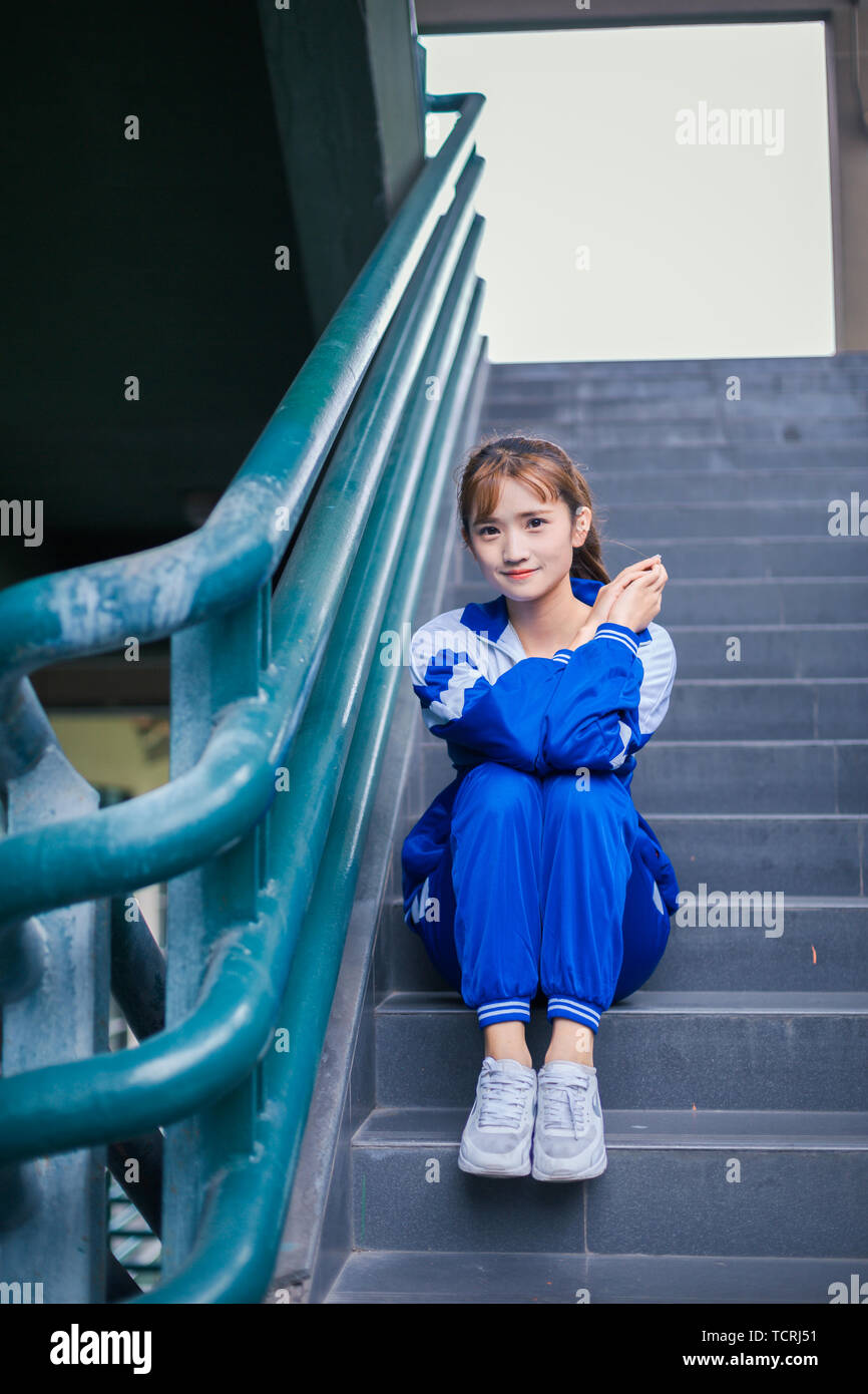 School uniform girl Stock Photo - Alamy