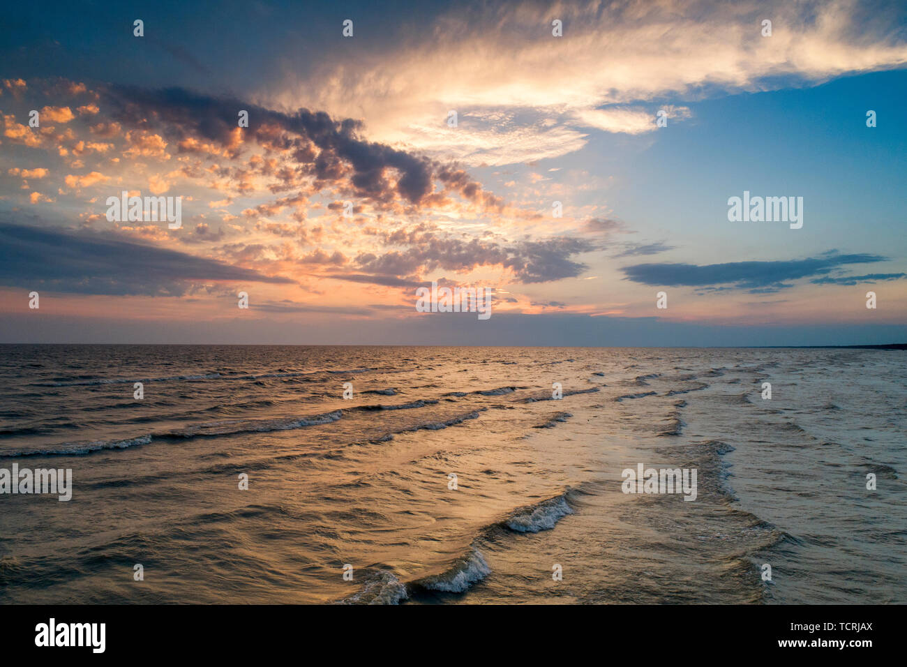Autumn scenery of Xingkai Lake, China-Russia border lake Stock Photo ...