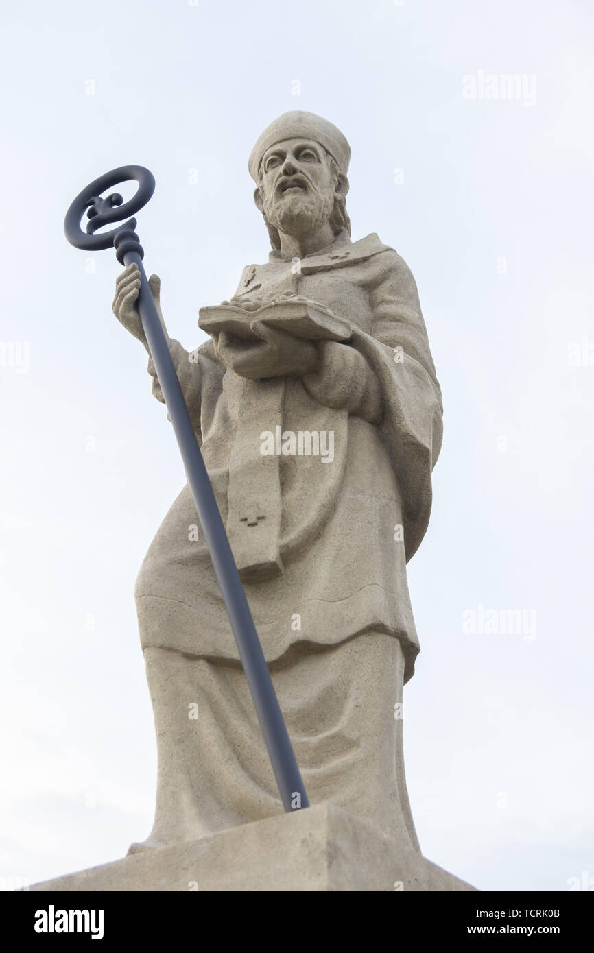 statue of saint Urban Stock Photo - Alamy