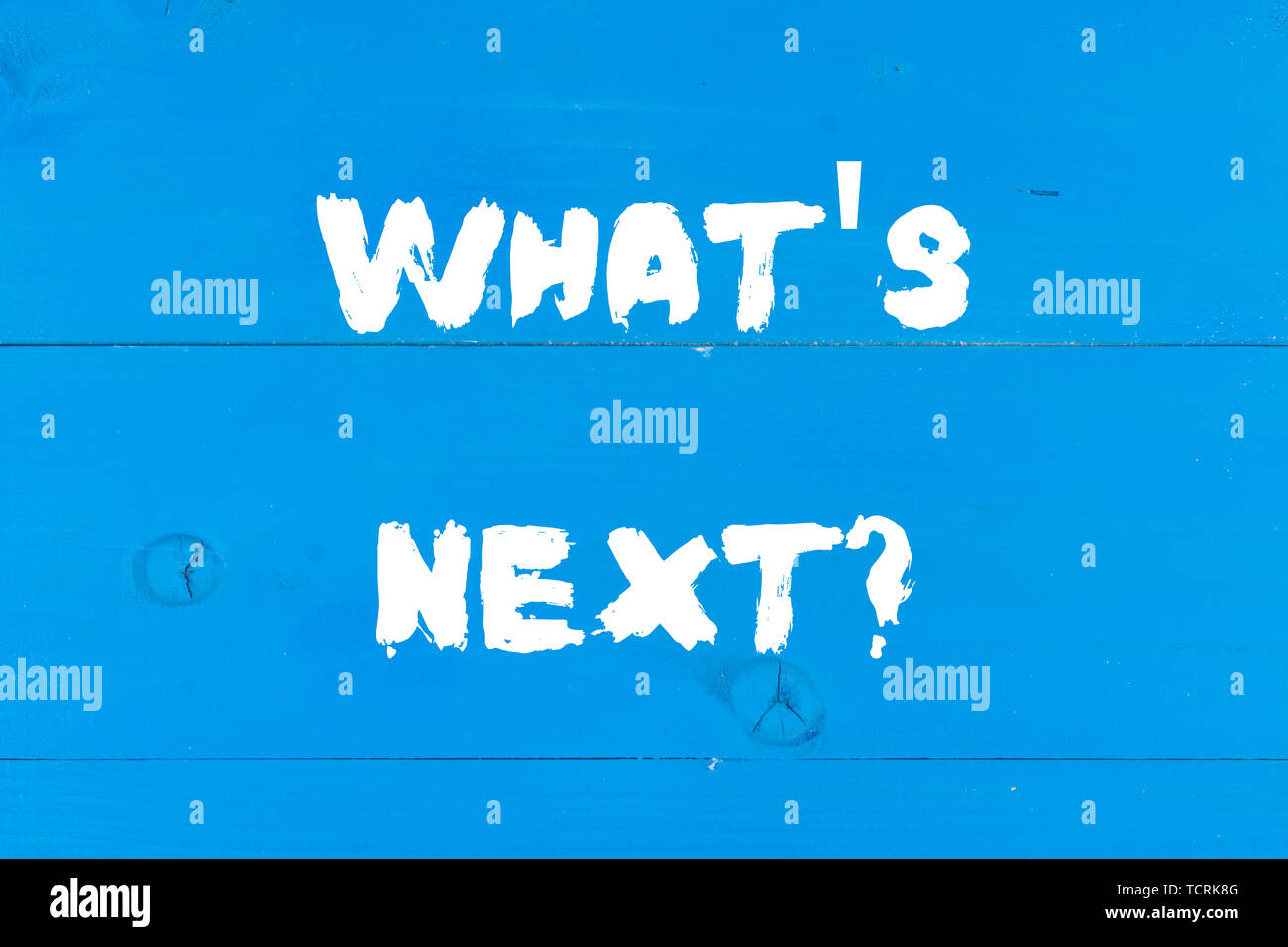 Writing note showing What S Next Question. Business concept for Get ...