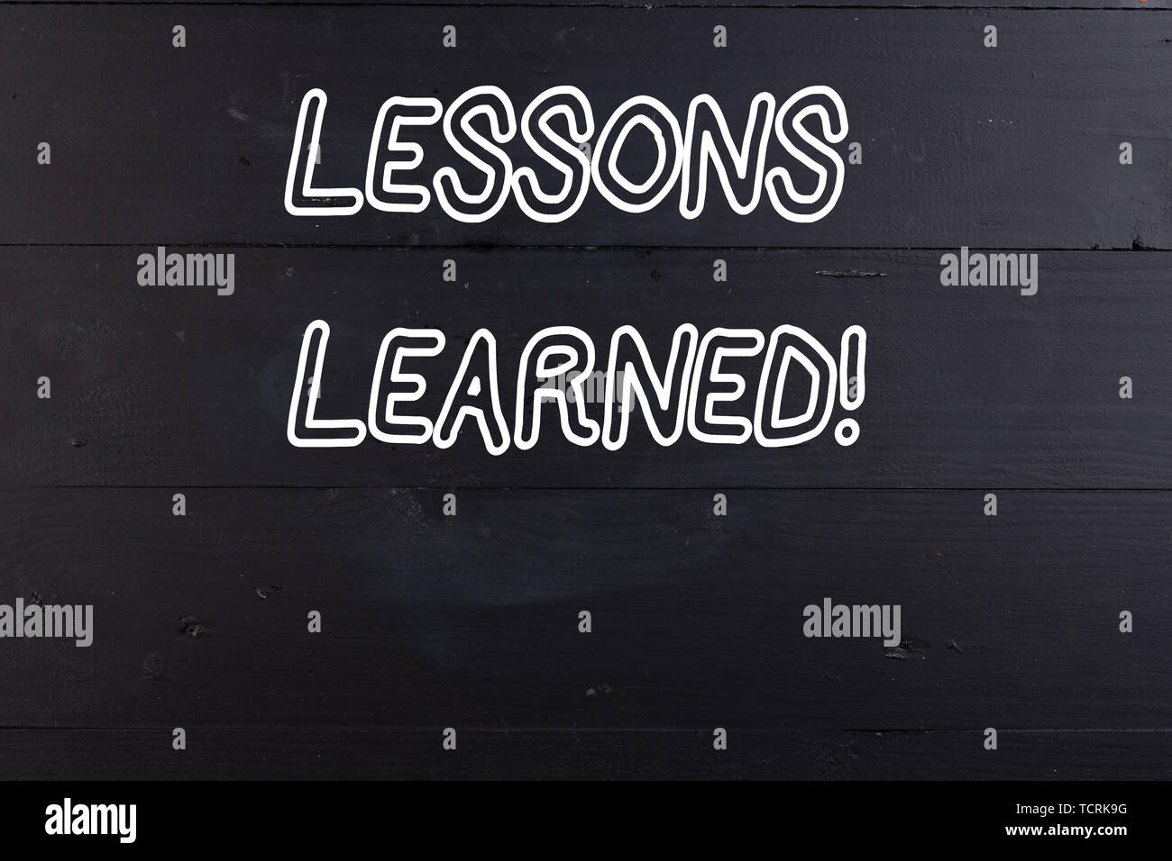 Word writing text Lessons Learned. Business photo showcasing experiences distilled project that ...