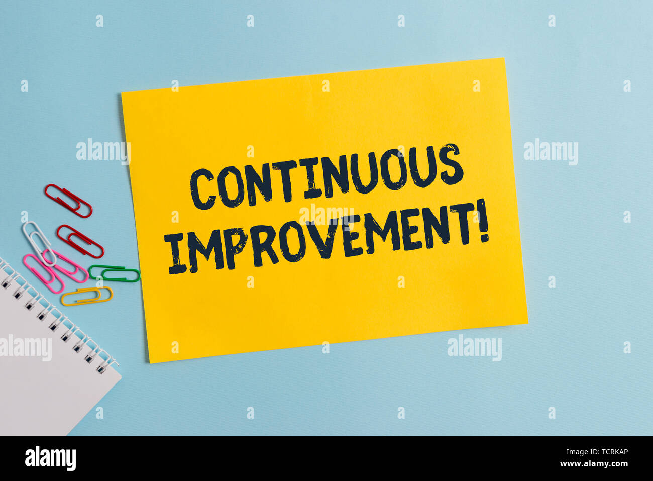 Text sign showing Continuous Improvement. Business photo showcasing ...