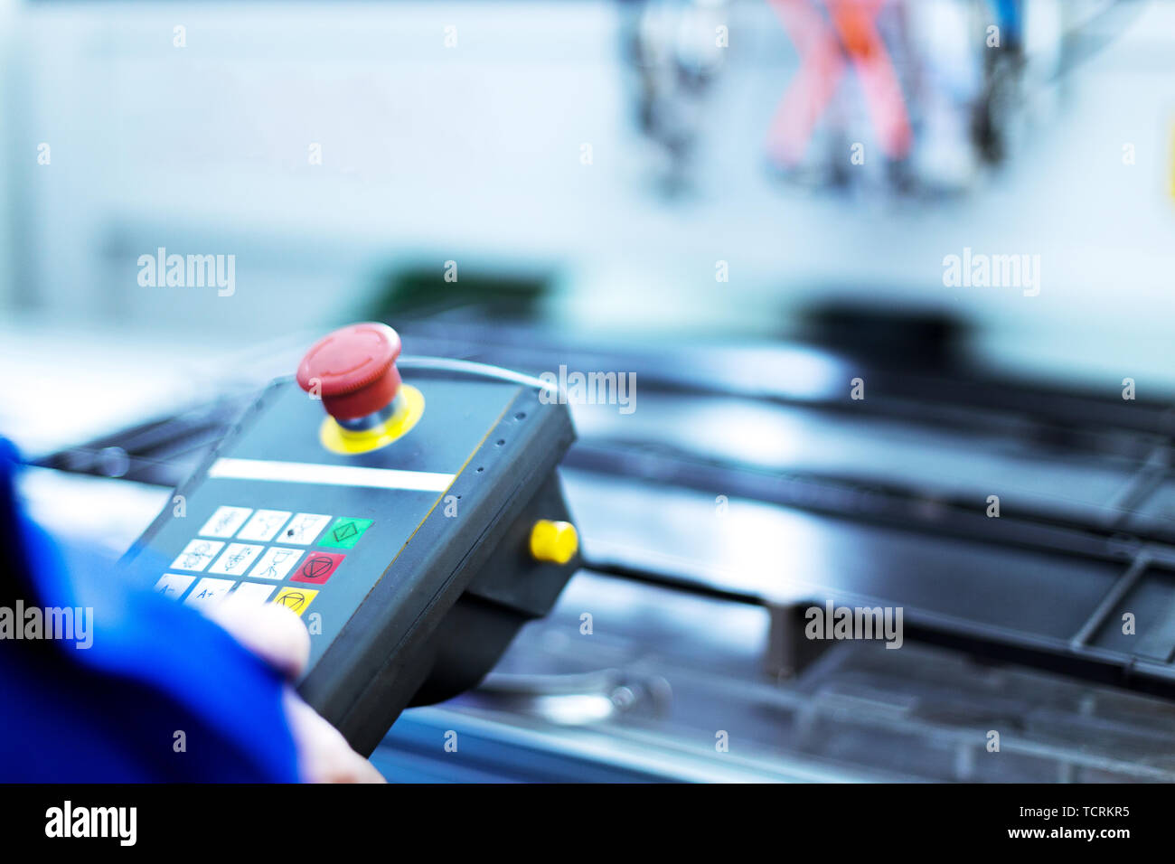 Control device in factory Stock Photo - Alamy