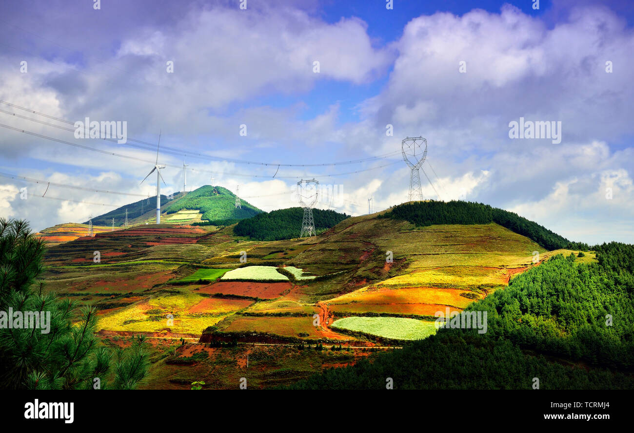 China wind power plant hi-res stock photography and images - Alamy