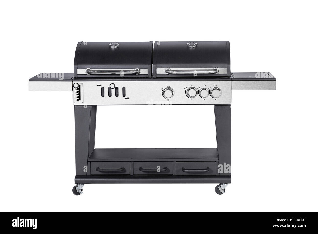 Stainless steel grill Stock Photo - Alamy